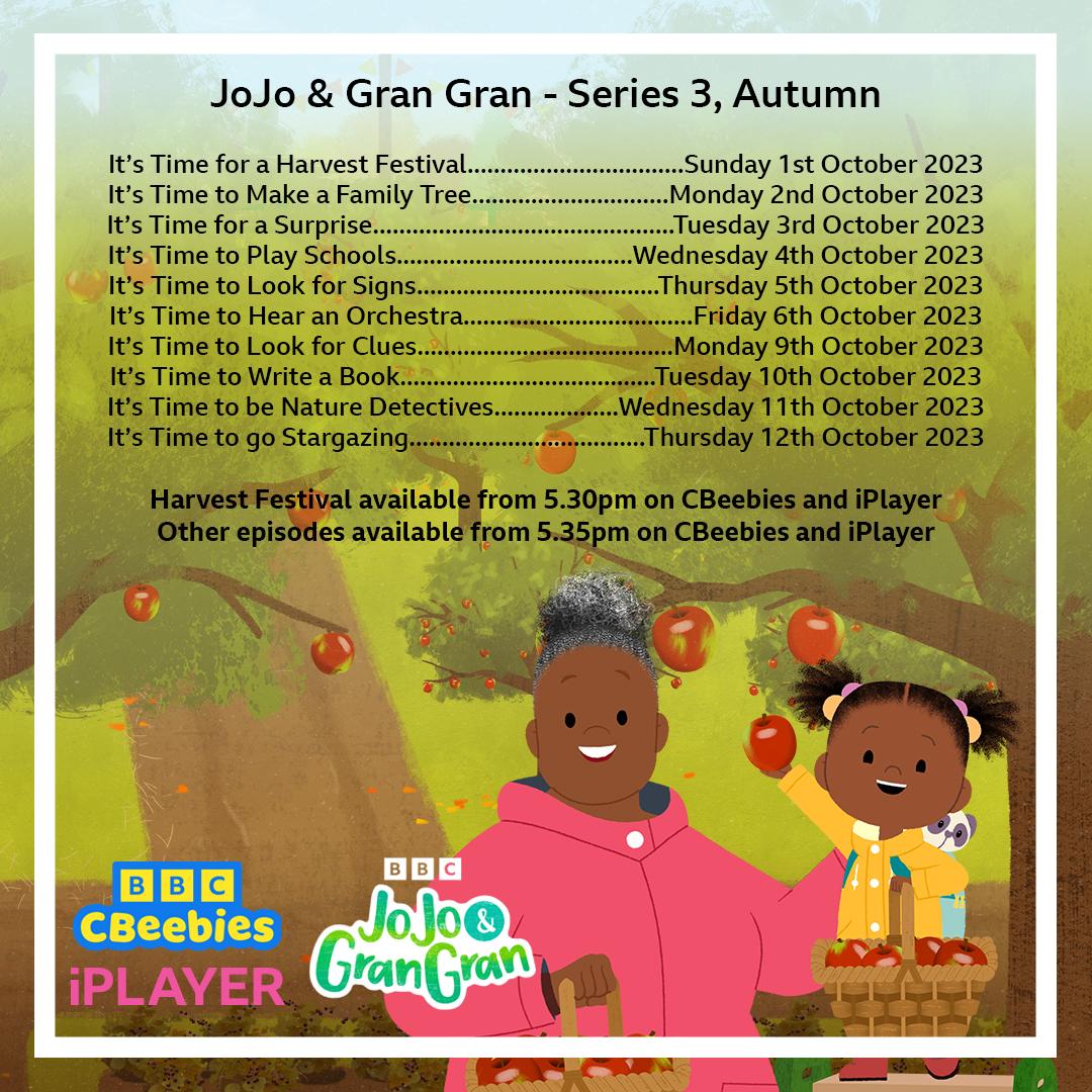 New autumn adventures of JoJo & Gran Gran - A Productions Ltd